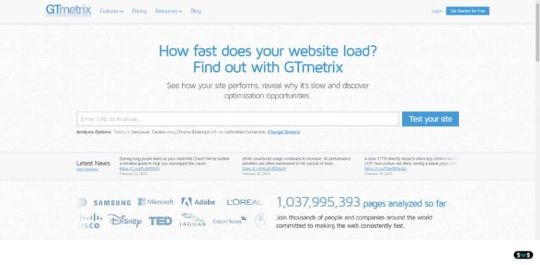 How To Use GTmetrix For Website Speed Testing - SWS