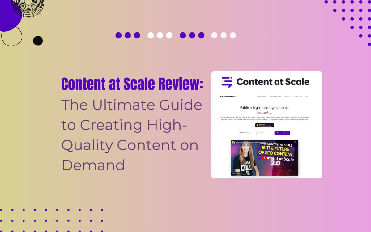 Content At Scale Review: Unbiased Analysis